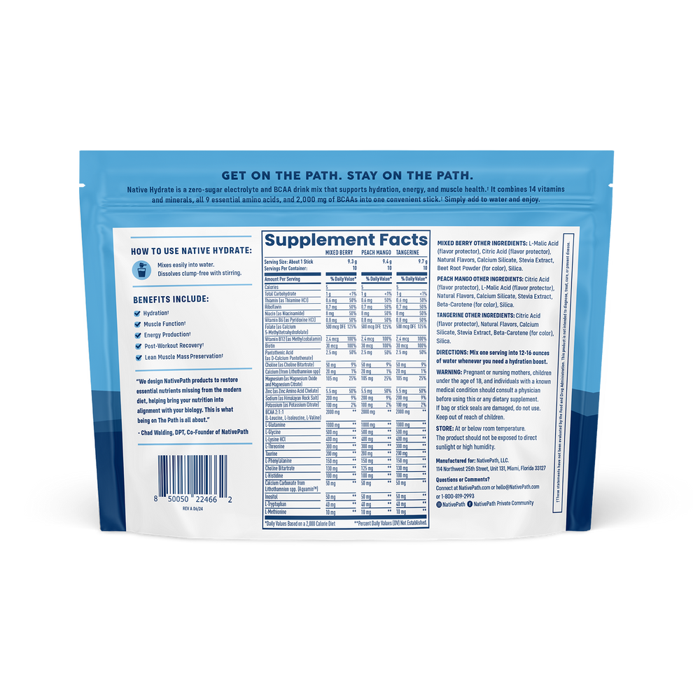 Native Hydrate - Variety Stick Packs – NativePath