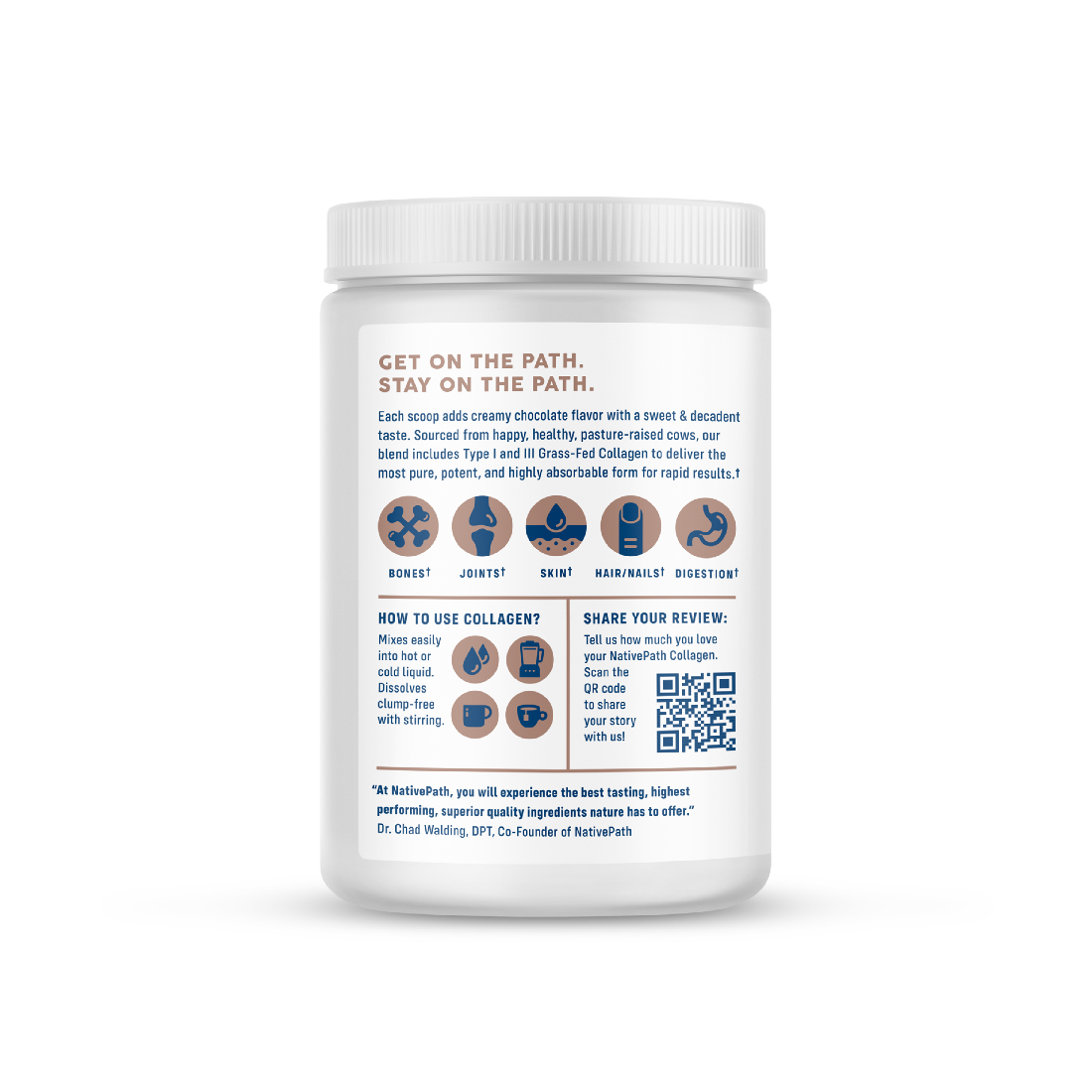 Chocolate Collagen Peptides – NativePath
